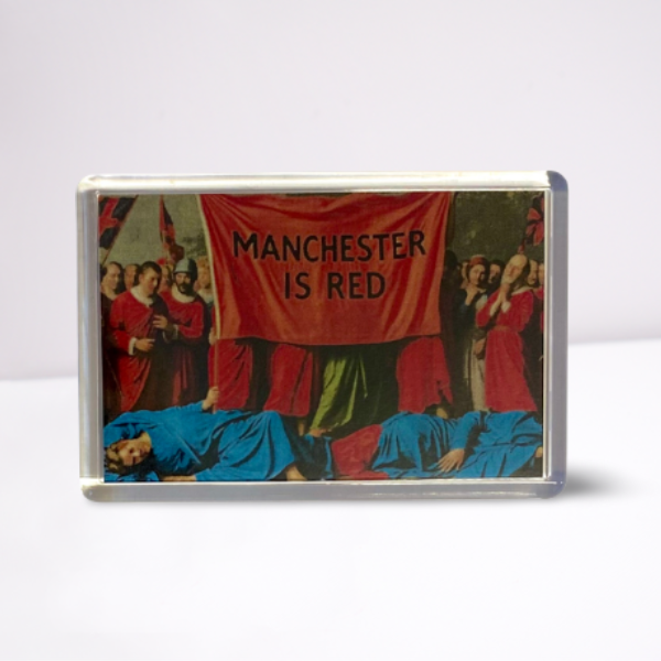 Manchester Is Red Fridge Magnet - MUST